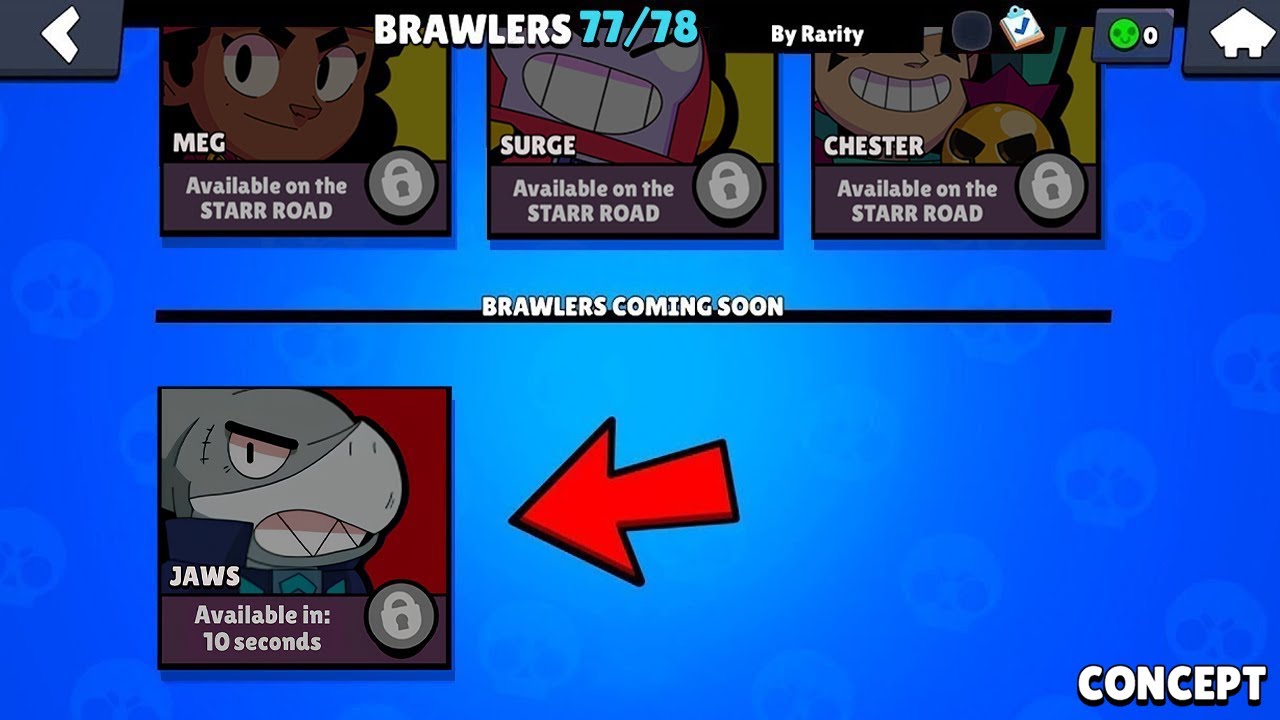 🤬 CURSED NEW BRAWLER JAWS!😡🎁|FREE GIFTS/CONCEPT - YouTube