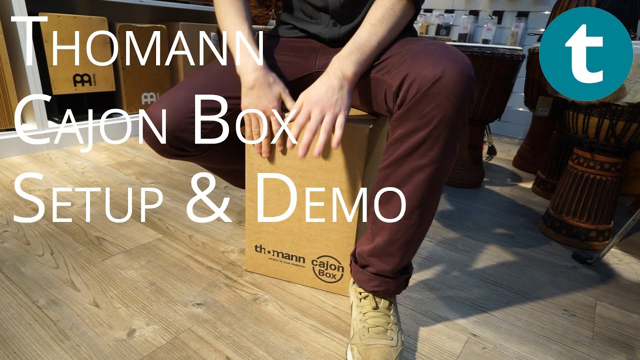 A cajon made out of cardboard - The Thomann Cajon Box - YouTube