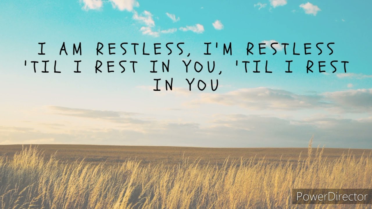 Restless by Audrey Assad lyrics video - YouTube