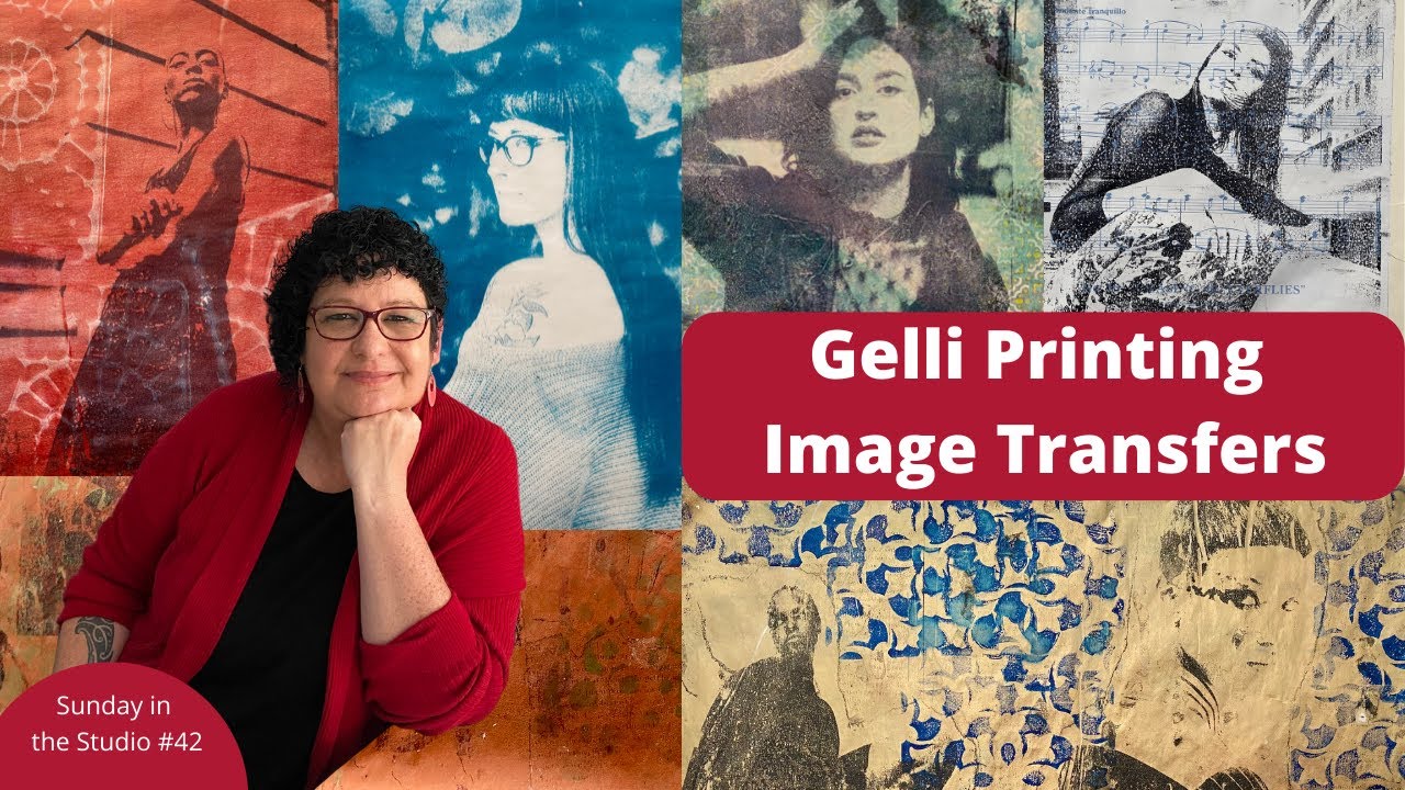 Having Trouble Gelli Printing Image Transfers? This Will Help - YouTube
