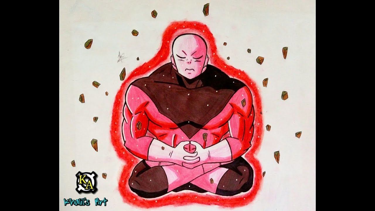 Drawing Jiren The Grey-Meditating - YouTube