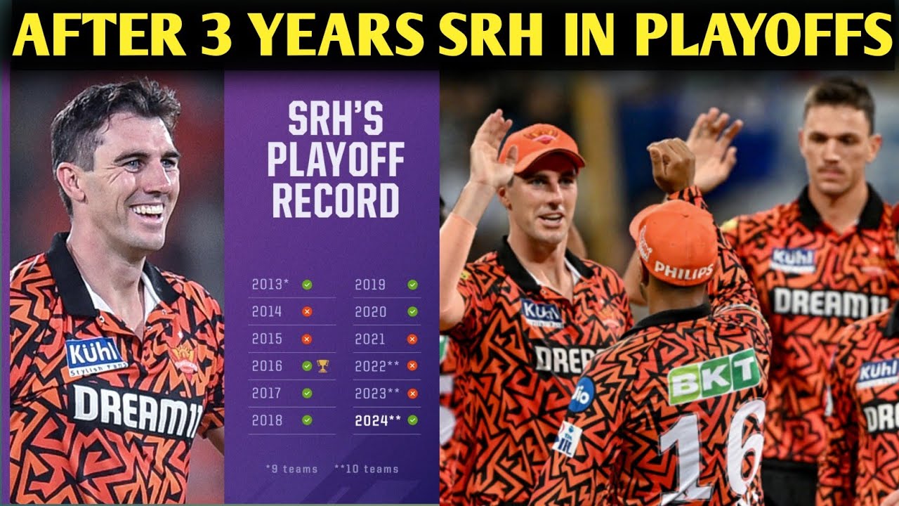SRH in playoffs 2024 | srh 2024 | srh - YouTube
