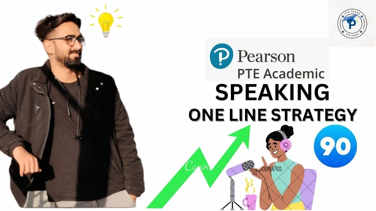 PTE Speaking One Line Strategy | 8 words trick in PTE Speaking | Speak ...
