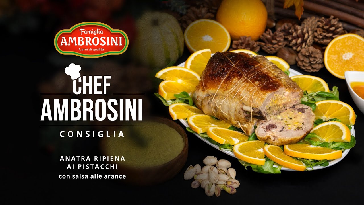 Tutti a tavola - Anatra ripiena ai pistacchi - In cucina con Chef ...