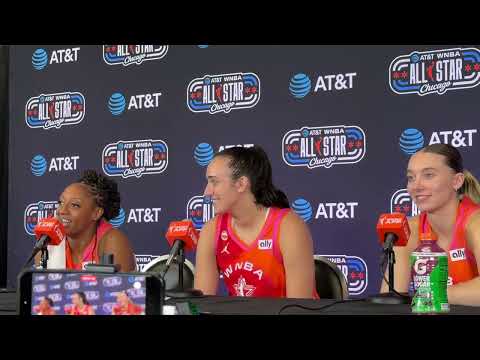 Kelsey Mitchell, Marina Mabrey, Paige Bueckers After 2026 WNBA All-Star Game