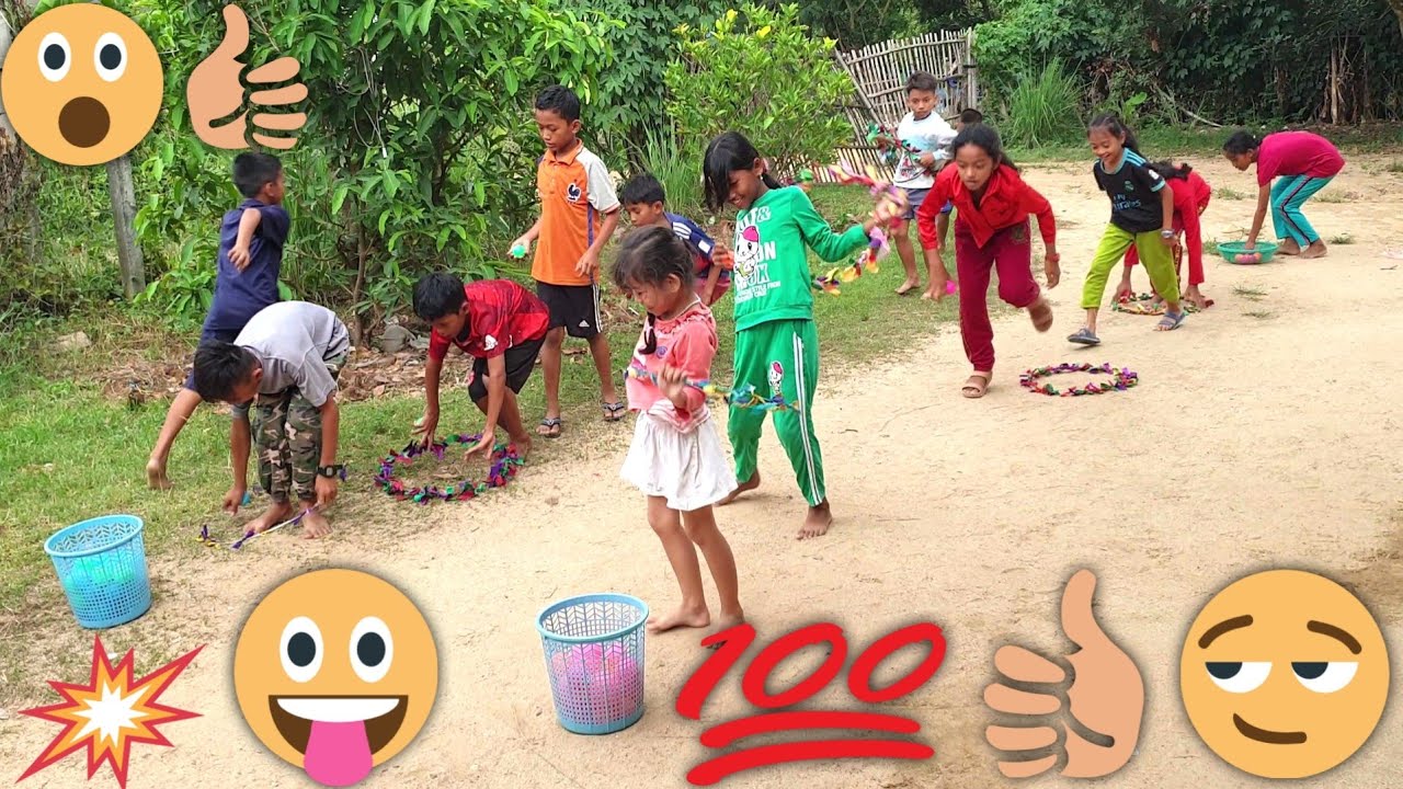 Teamwork Brings Balls Through The Circles | Fun Outdoor Games | Team ...