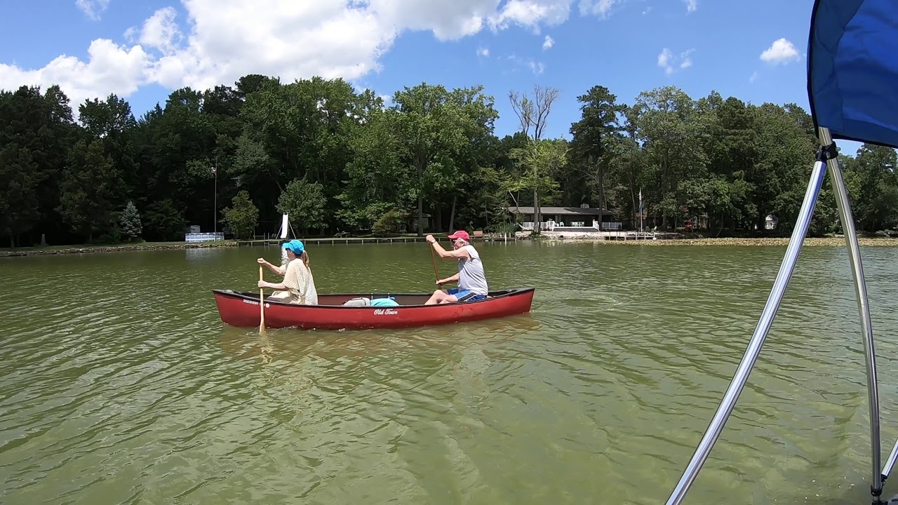 Boating On Red Mill Pond - YouTube