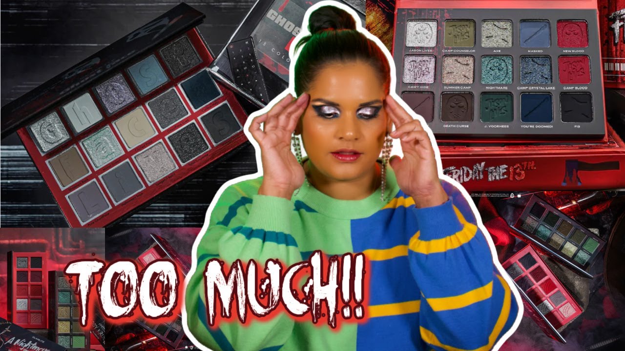 Let's try all 3 Glamlite Halloween Collections - Nightmare on Elm ...