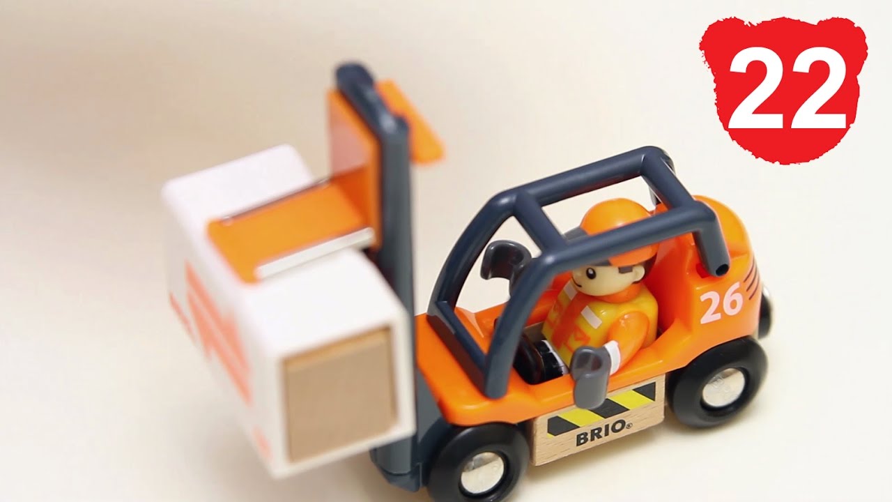 Эпизод 22 : Погрузчик Брио 33573. Деревянная железная дорога Брио ...