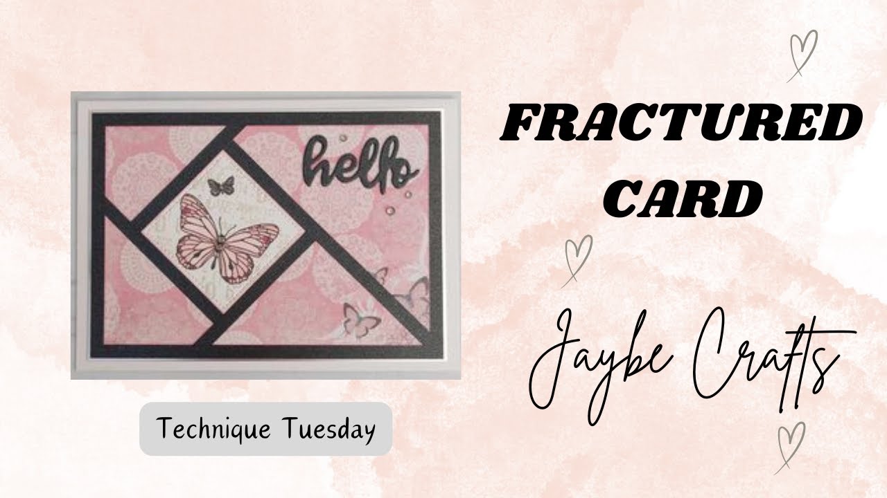Technique Tuesday - Fractured Card - YouTube