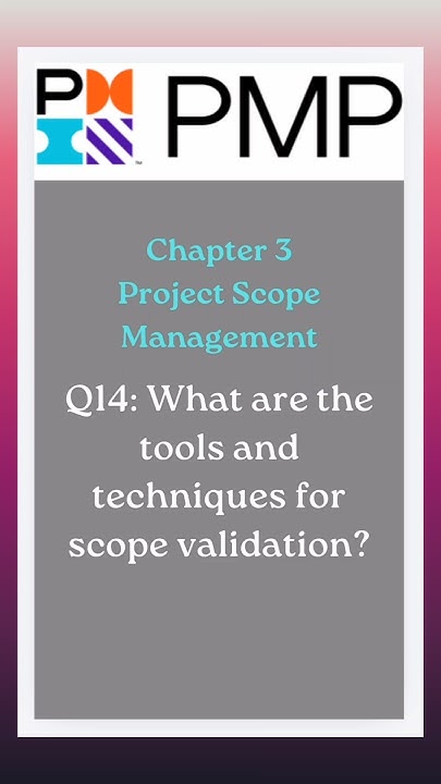 What are the tools and techniques for scope validation? - YouTube