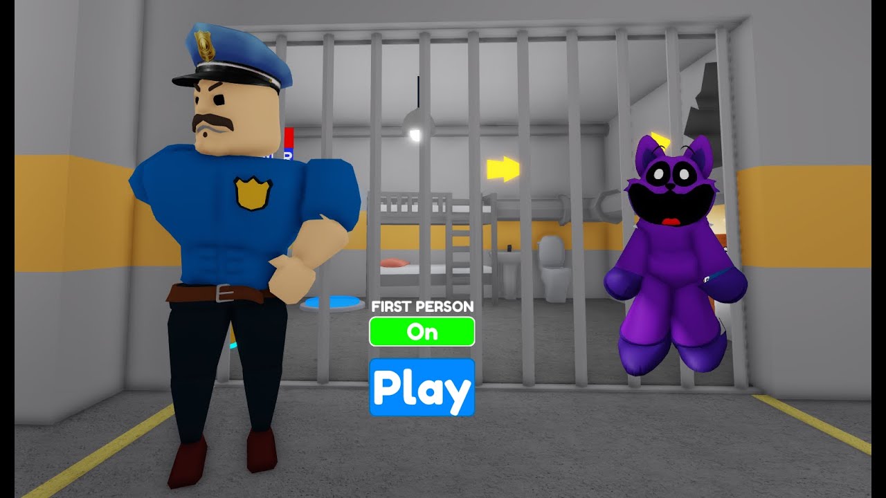 🚨Scaring Players as Borry - Roblox Prison Borry Escape Obby #roblox # ...