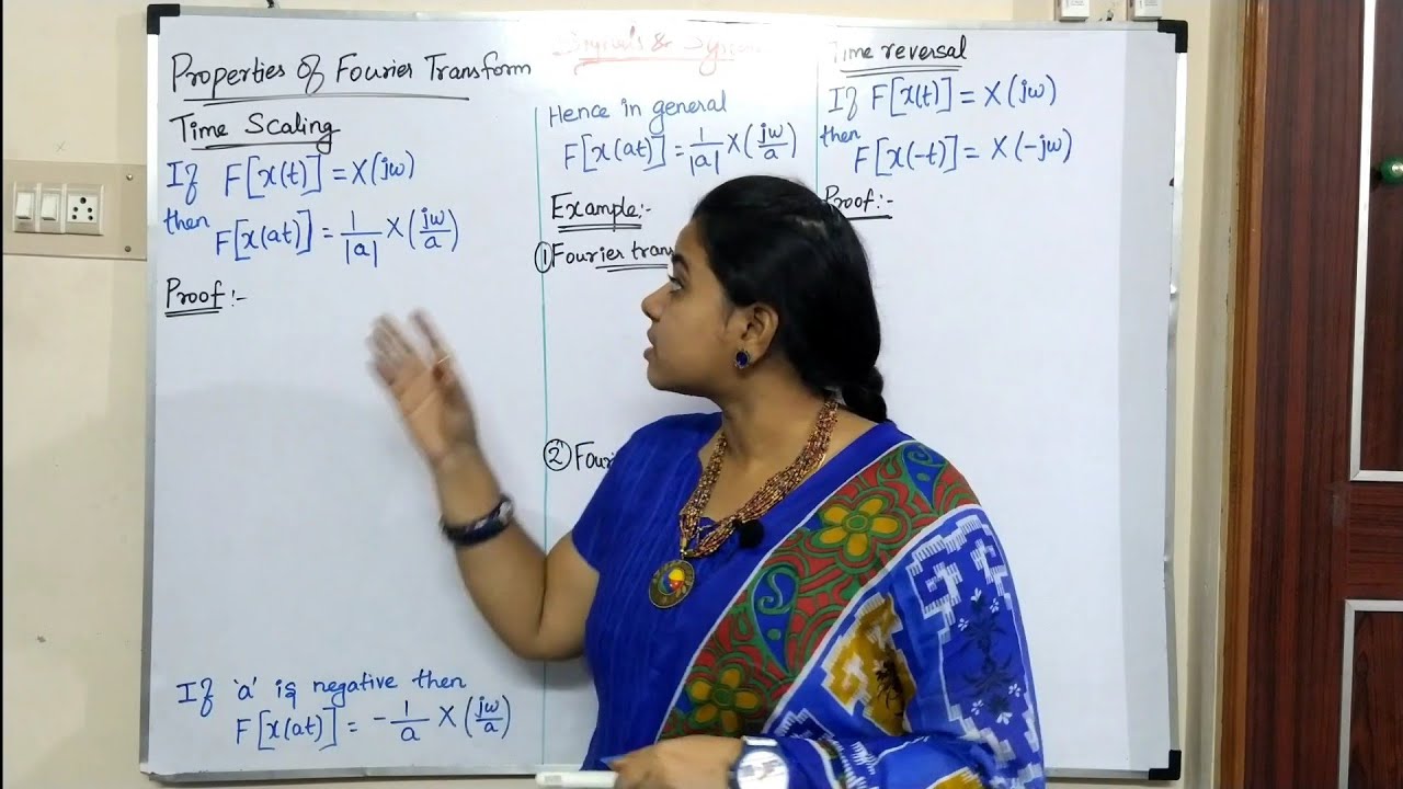 Properties of Fourier transform (2)|Signals and systems (Part-30) |Time ...