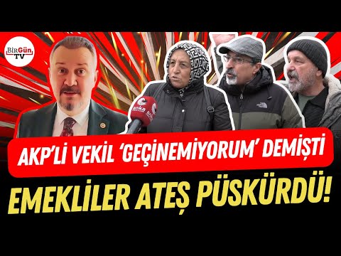 AKP’li Mestan Özcan ‘geçinemiyorum’ demişti I Emekliler ateş püskürdü! “GEÇİNİRİZ! YALAN SÖYLEMESİN”