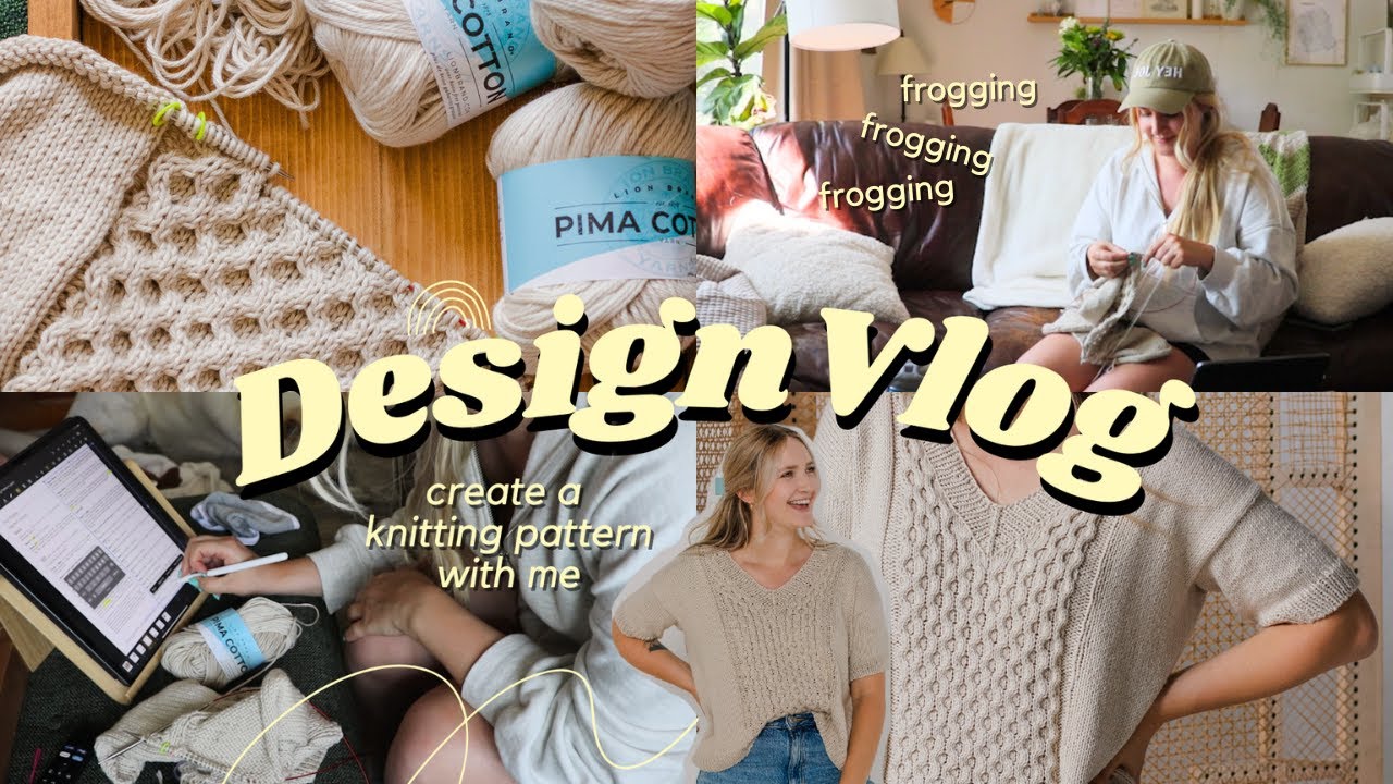 Design a Knitting Pattern With Me! | Design Vlog #1 (Quail Ridge Tee ...