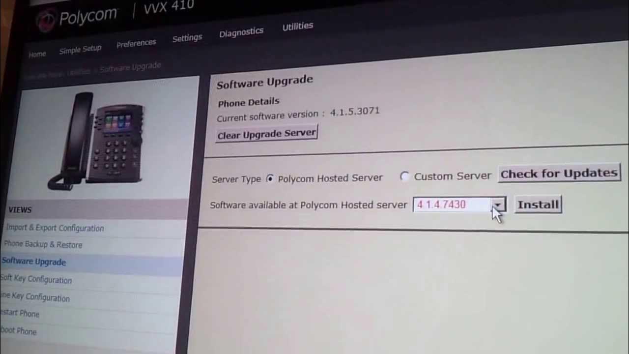 Tech Tip: Polycom VVX Quick Upgrade - YouTube