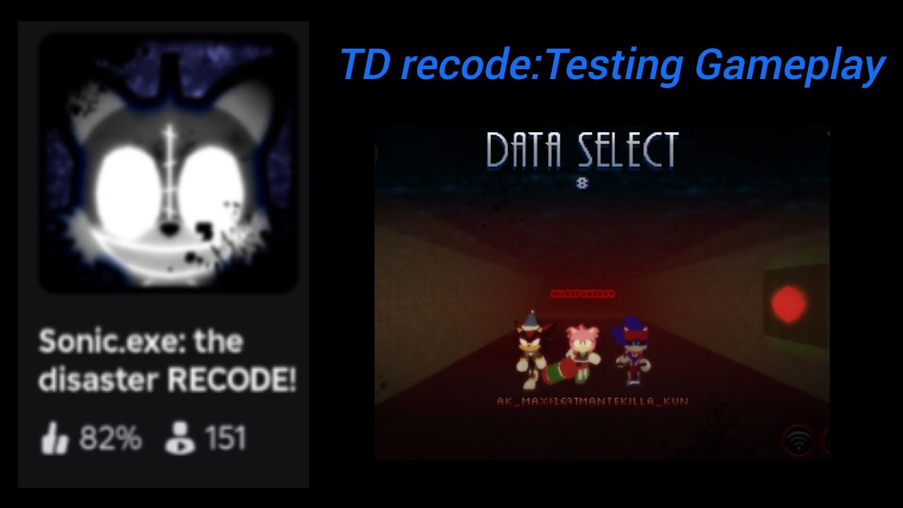 Sonic exe The Disaster RECODE//1.3 Gameplay Lauti Slayer/ - YouTube
