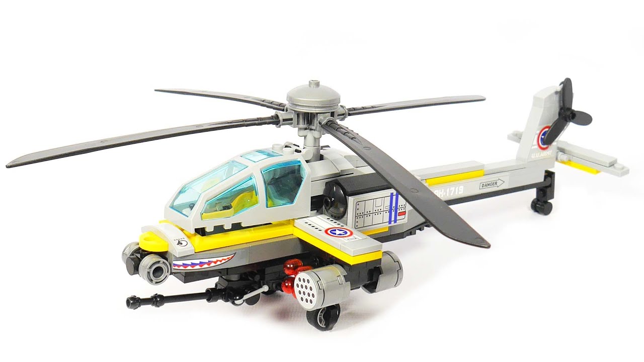 Qman COMBAT ZONES FIRE - 1719 Apache Raid | Military Building Kits for ...