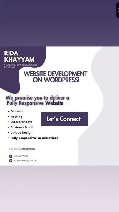 WordPress website developer - YouTube