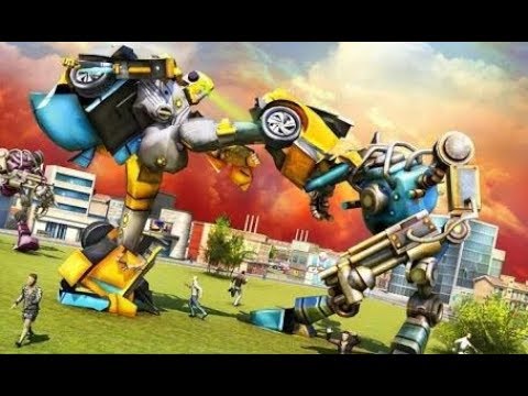 Futuristic Car Robot Rampage Gameplay HD | Games Lovers - YouTube