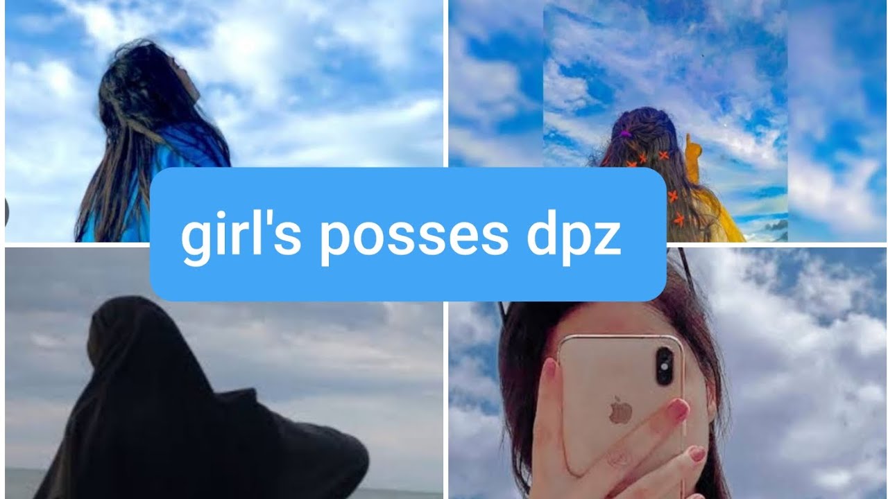 girls posse hide face #sky poses #girls #Dpz... - YouTube