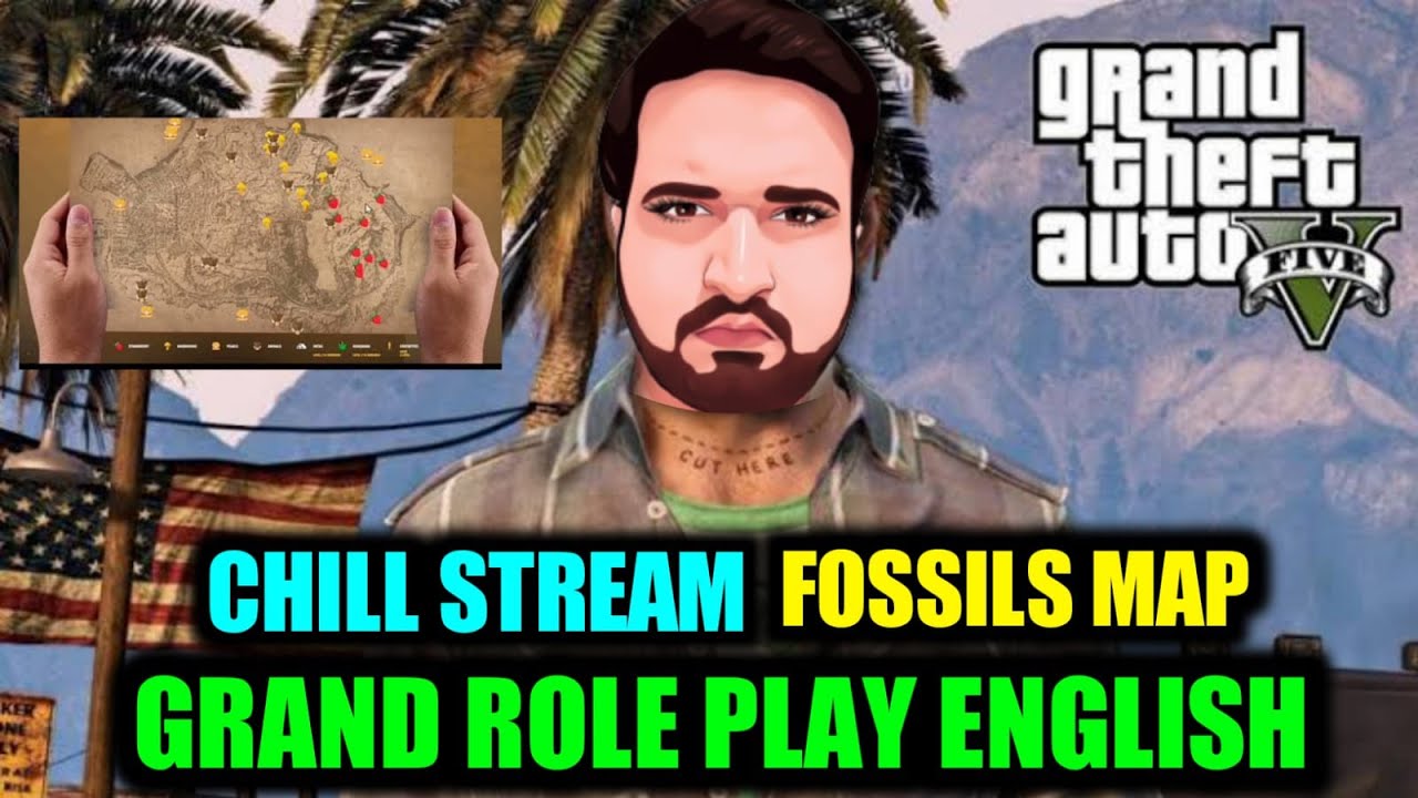 Grand RP Live Stream | Fossils Map | Chill Stream @SAMURAITeluguGamer ...