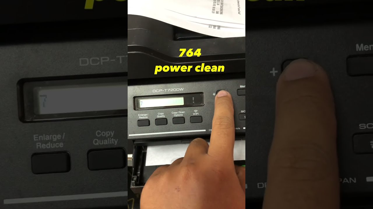 Brother DCP T720DW POWER CLEAN YouTube Brother DCP T720DW POWER CLEAN YouTube