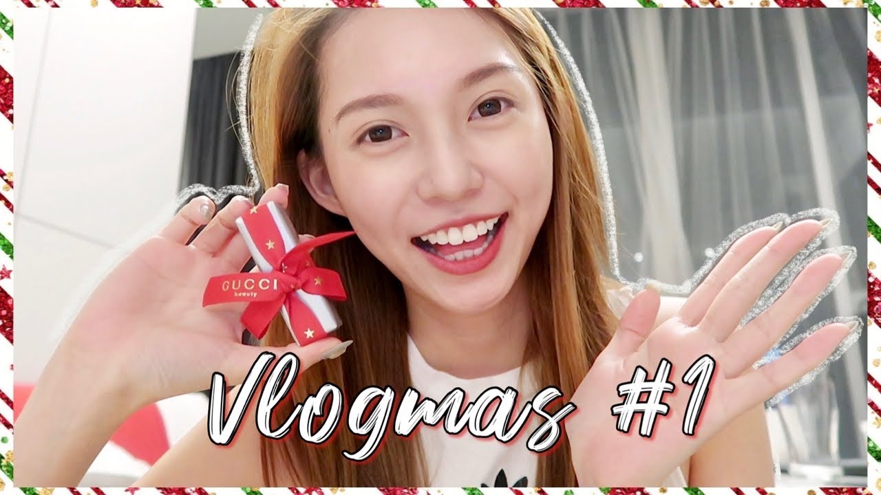 VLOGMAS 2020 Day 1🎄 突如其来的VLOGMAS！好吃的日本快熟拉面、Gucci口红试色 | Sylvia Cing - YouTube