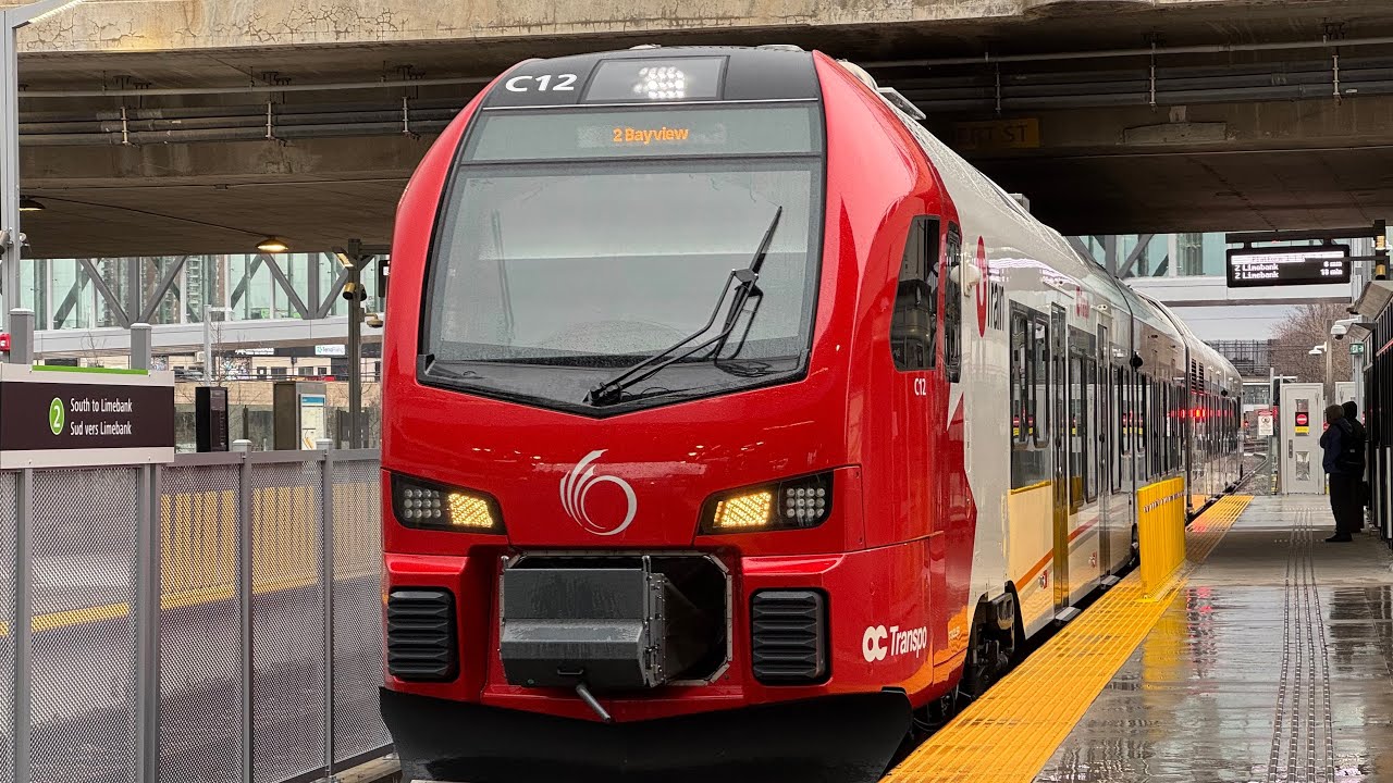 [FULL ROUTE, 4K] O-Train - Line 2 “Trillium” Southbound (Stadler Rail ...