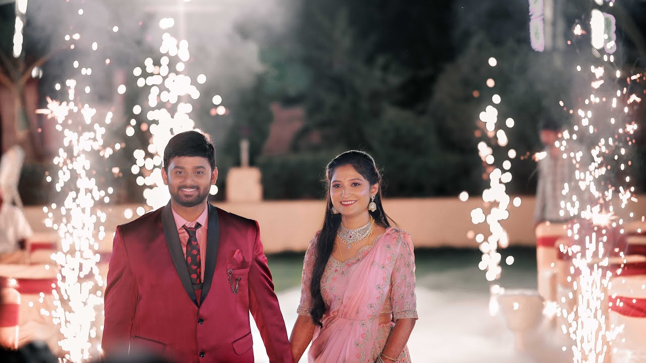 Vijay Reddy + Shritha RECEPTION Highlights | 4K RECEPTION TEASER 2023 ...