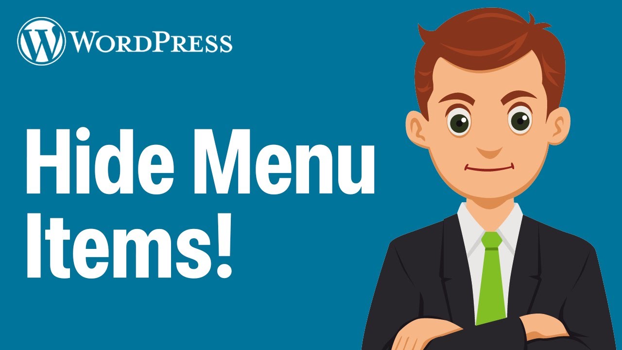 How To Hide Wordpress Menu Items | Hide Menu Items In Wordpress (2026 ...