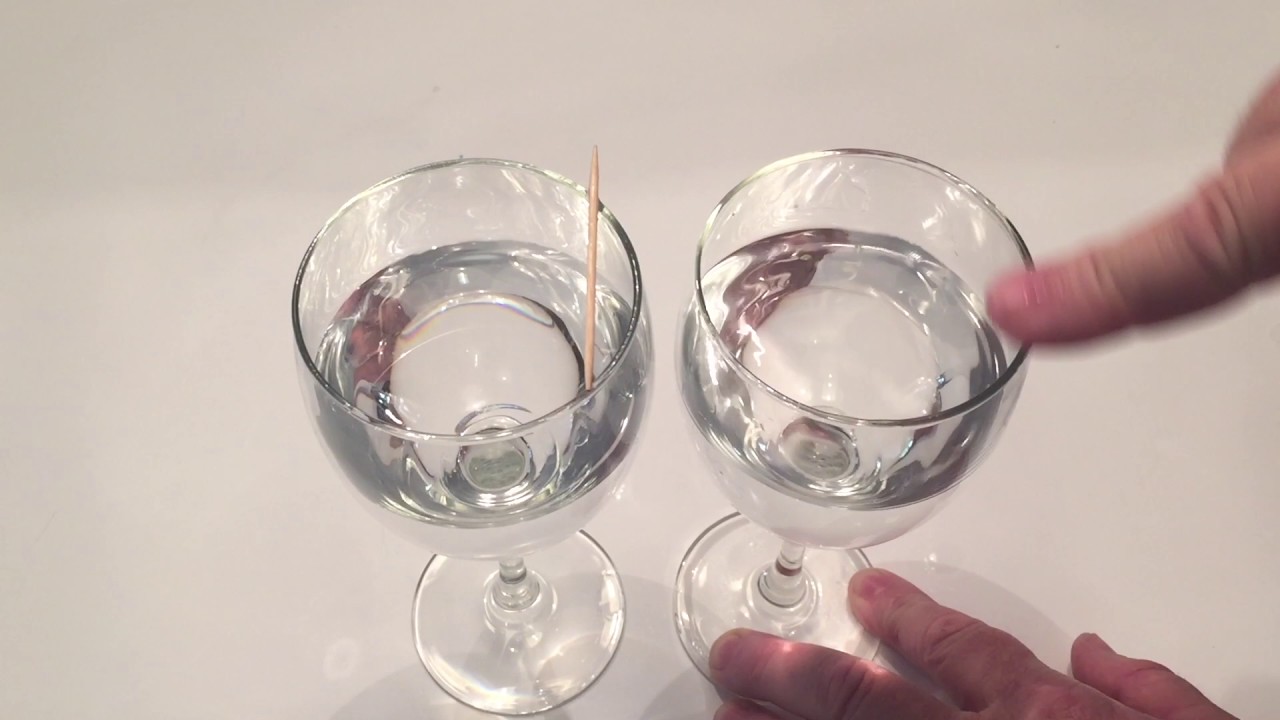 Toothpick Mover Experiment (Singing Glasses Toothpick Mover Experiment ...