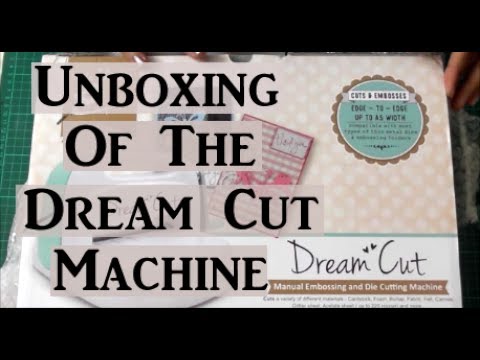 Unboxing the Dream Cut Machine - YouTube