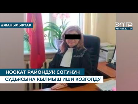 НООКАТ РАЙОНДУК СОТУНУН СУДЬЯСЫНА КЫЛМЫШ ИШИ КОЗГОЛДУ