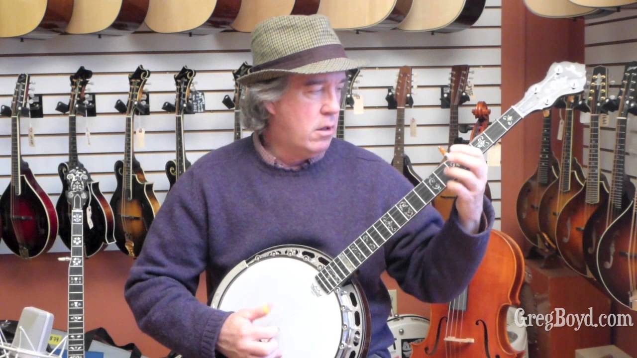 New Prucha Spirit Top Tension Jason Burleson model Banjo - YouTube