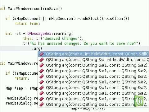 Qt Creator - 03 Smart Code Completion - YouTube
