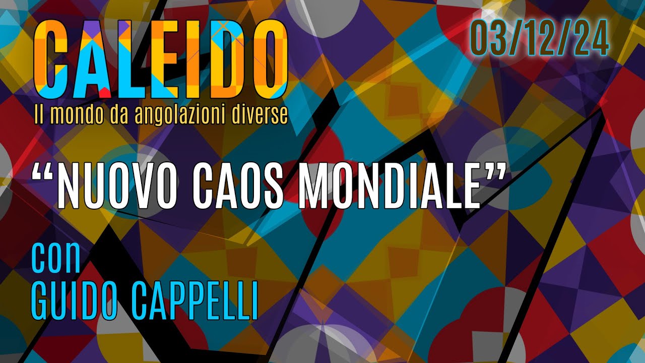 Nuovo caos mondiale - Guido Maria Cappelli // Caleido - YouTube