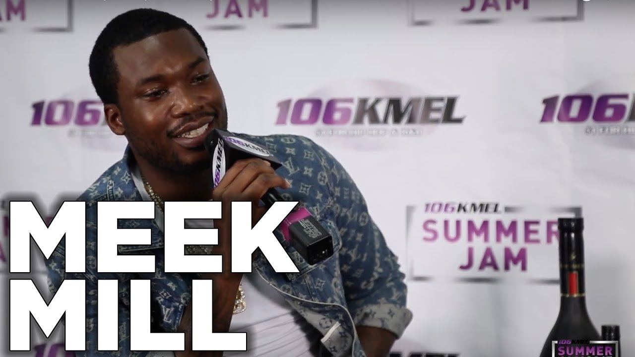 Meek Mill talks with Shay Diddy backstage at SUMMER JAM 2017 - YouTube
