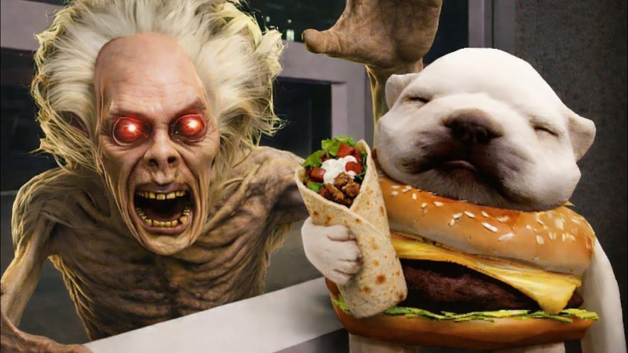 Pibble plays scary shawarma kiosk - YouTube