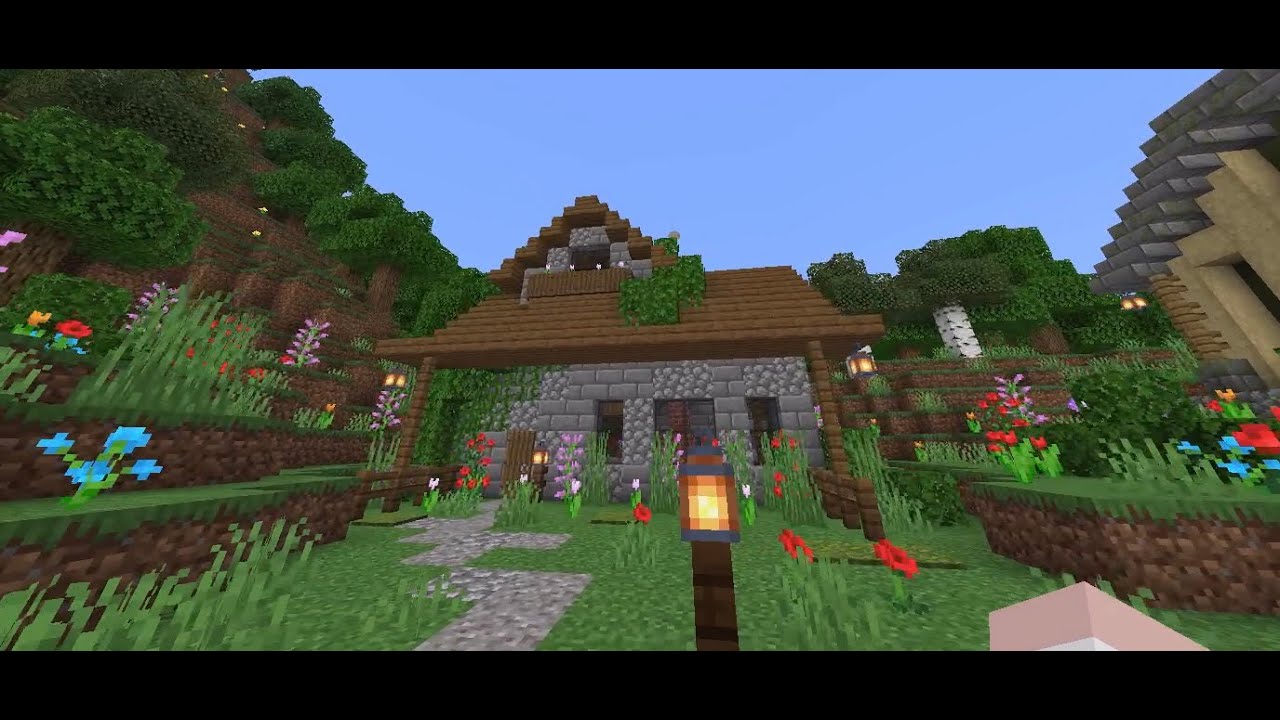 Minecraft Cottagecore Village - YouTube