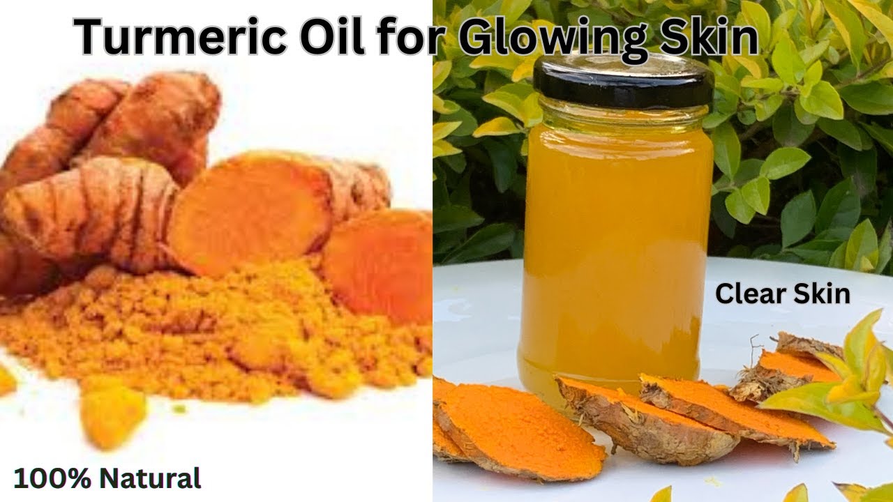 DIY Turmeric Oil for GlowingSkin | Natural Indian Skincare Secrets # ...