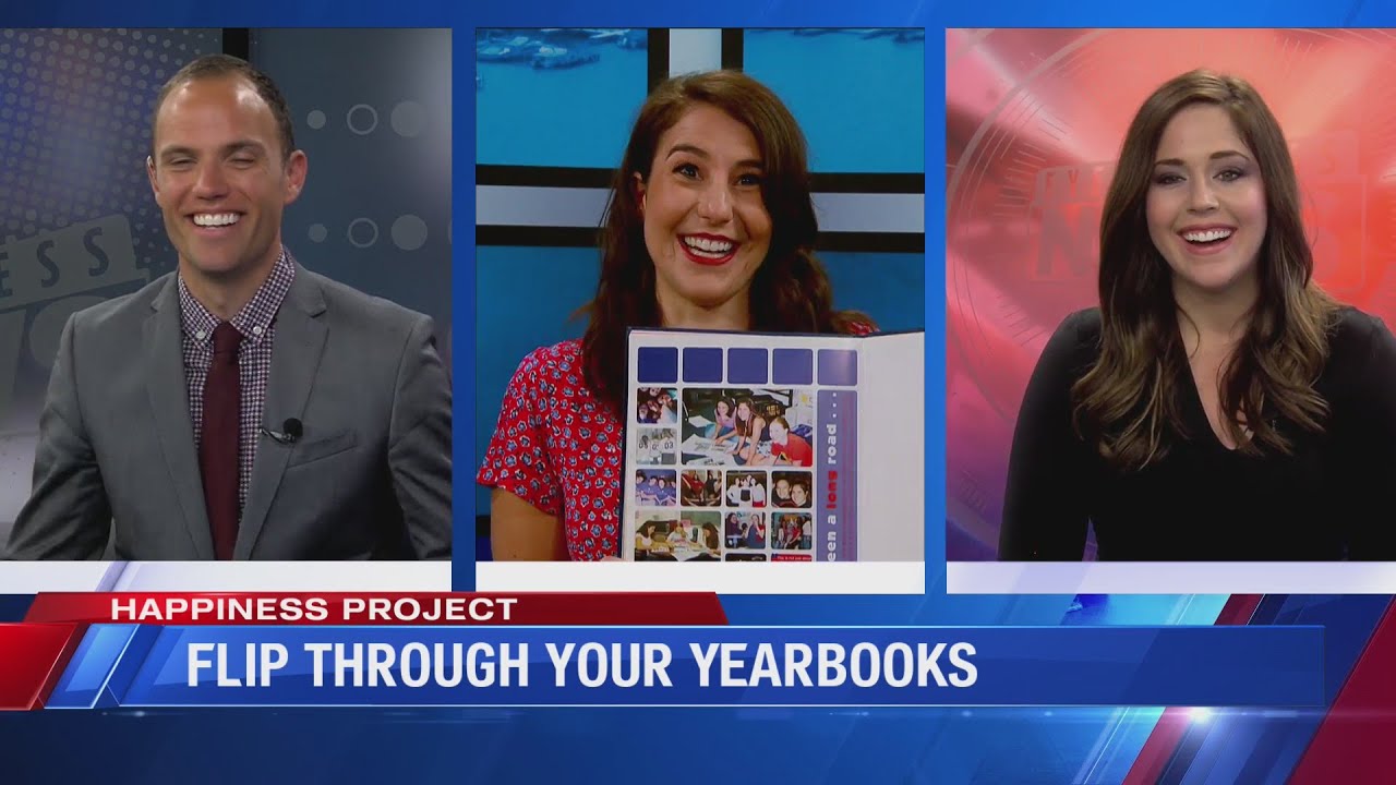 HAPPINESS PROJECT: Flip Through Your Old Yearbooks - YouTube