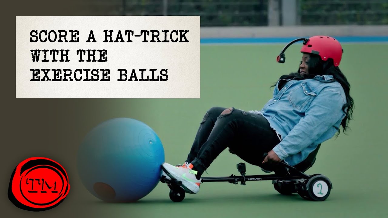 Score a Hat-trick with the Exercise Balls | Taskmaster - YouTube