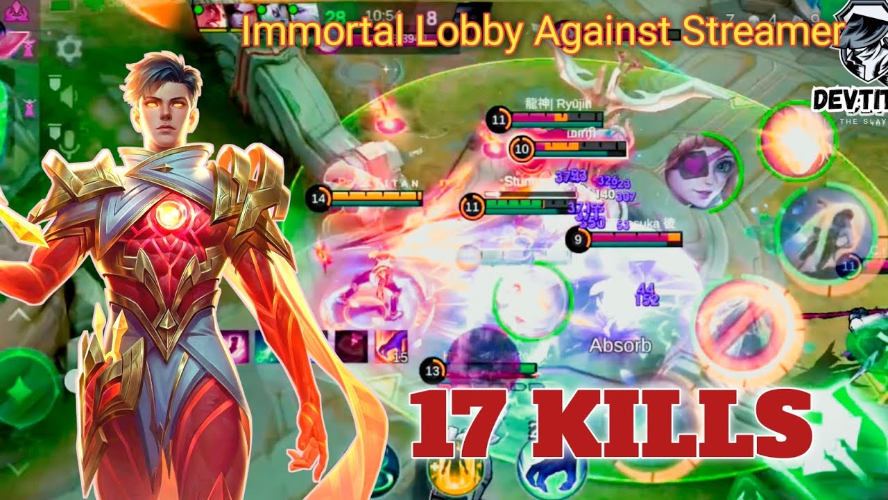 Mobile Legends - Immortal Lobby Against Streamer Hayabusa Gusion Best ...