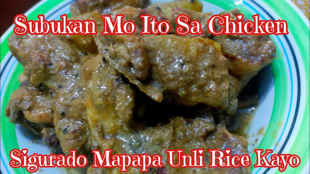 Paano Pasarapin Ang Ginataang Manok - YouTube