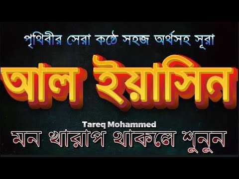 "সূরা ইয়াসীন | Tareq Mohammed | সুন্দর তিলাওয়াত ও বাংলা অনুবাদ ...