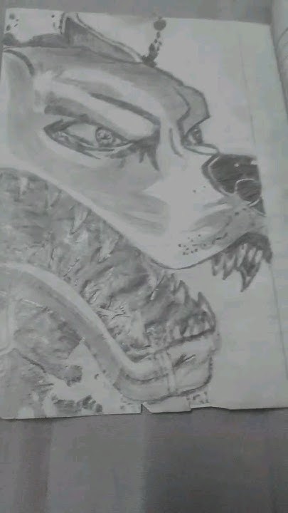 Cujo dog Drawing #art #music #drawing - YouTube