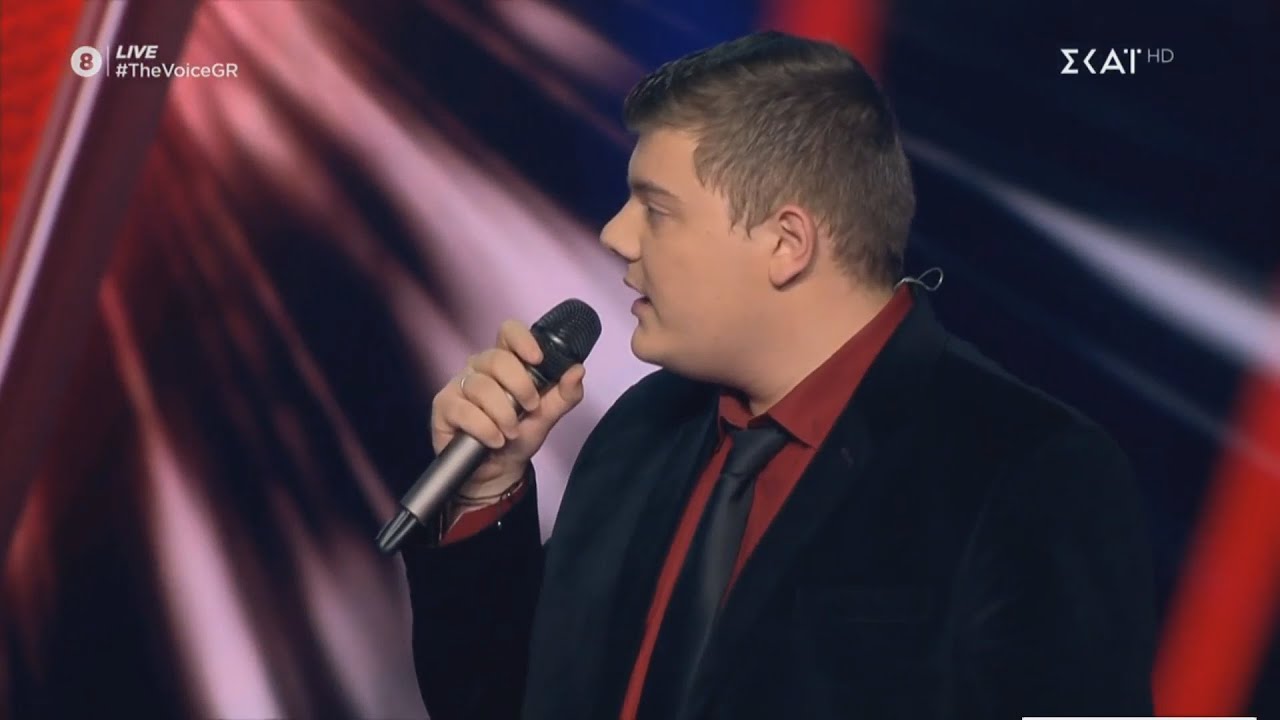 Γιάννης Παυλόπουλος ΟΛΑ ΤΑ ΑΣΤΕΙΑ στο 1o Live του The Voice of Greece ...
