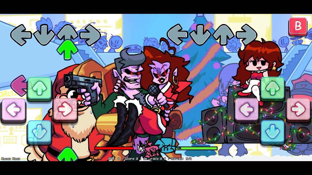 Fnf on mobile - YouTube