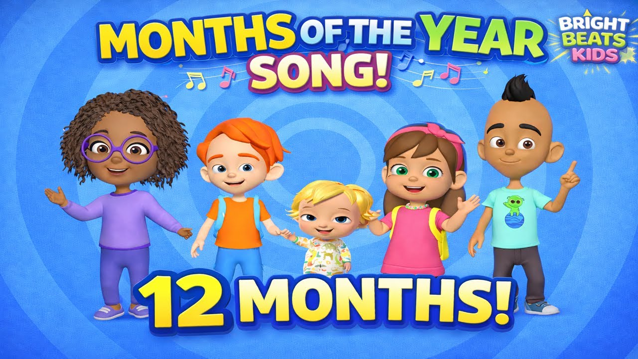 Learn the Months of the Year | Fun Kids Song for Easy Memorization ...